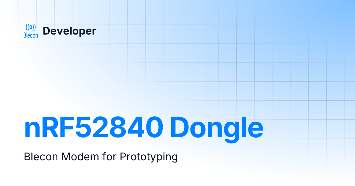 nRF52840 Dongle | Developer