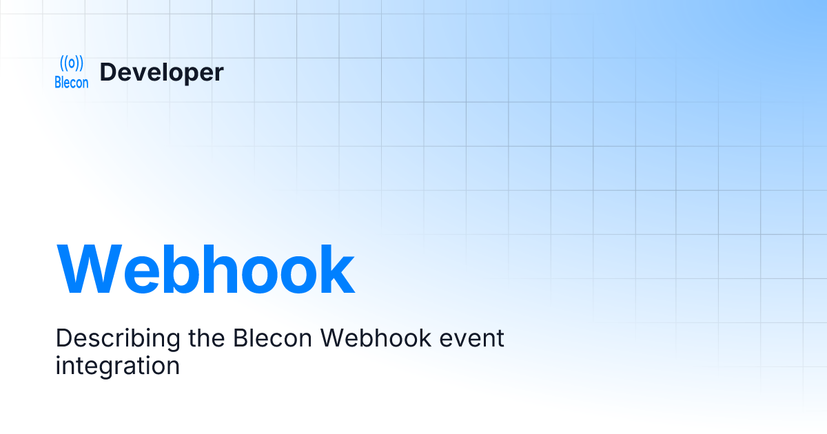 Webhook | Developer