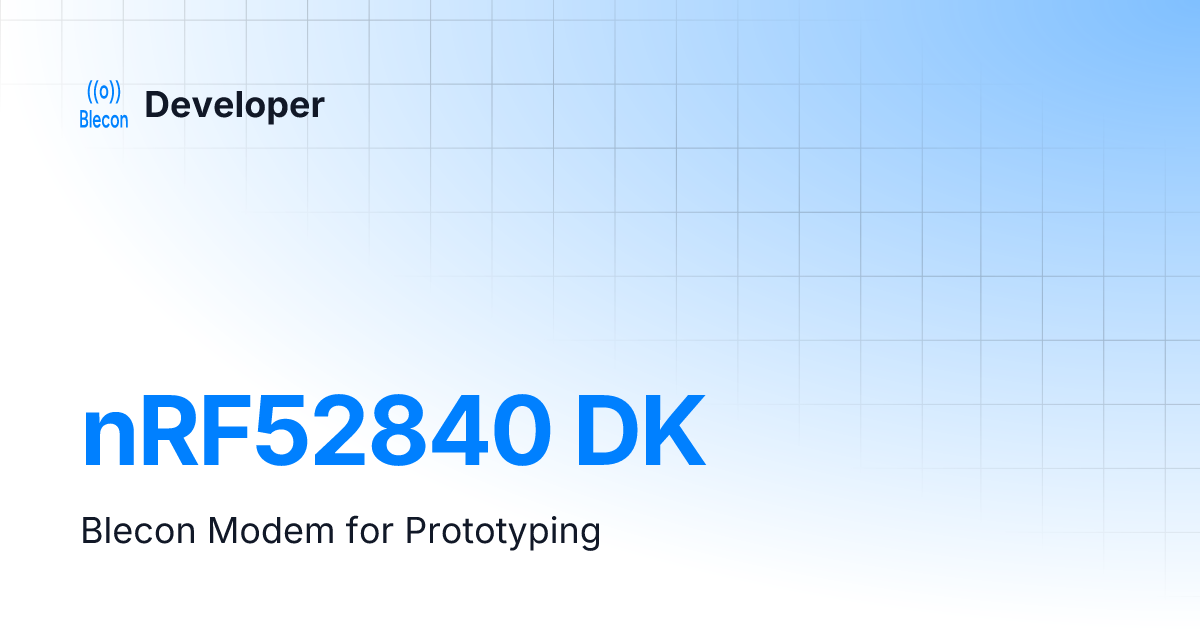nRF52840 DK | Developer