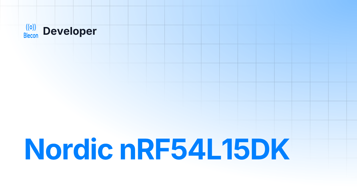 Nordic nRF54L15DK | Developer